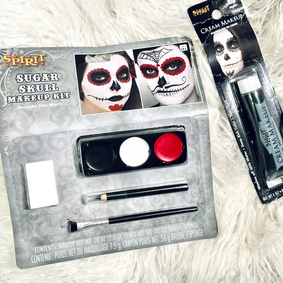 Spirit | Makeup | Spirit Halloween Sugar Skull Makeup Kit Professional ...